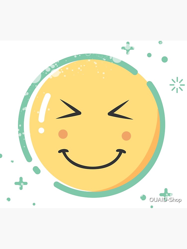 "Neutral Smiley Face !" Poster by OUAID-Shop | Redbubble