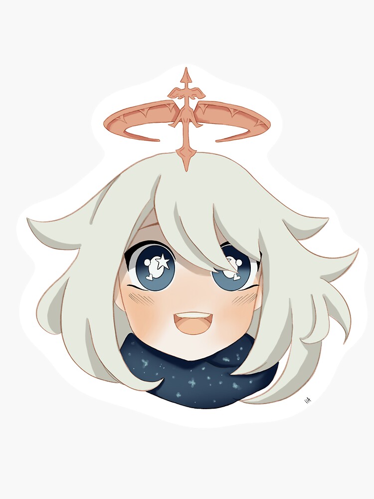 "Happy Paimon " Sticker for Sale by imturtleduck | Redbubble