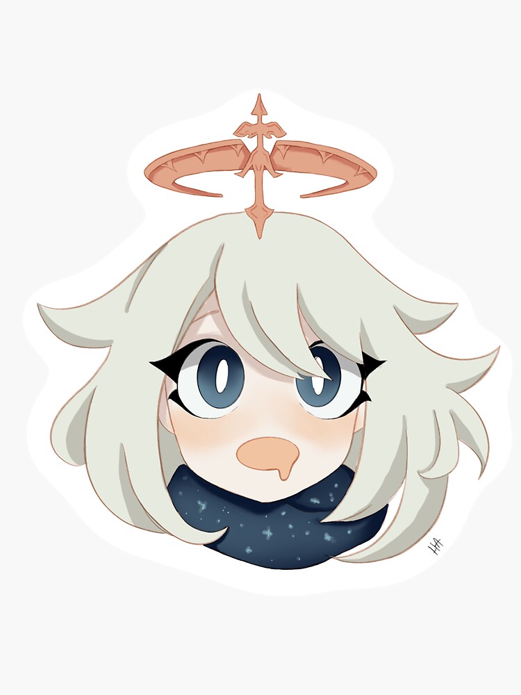 "Hungry Paimon " Sticker for Sale by imturtleduck | Redbubble