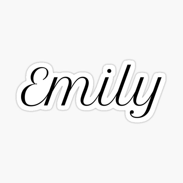Emily In Bubble Letters