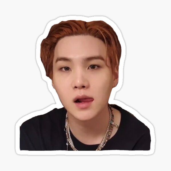 "BTS suga " Sticker for Sale by itsbonnyhere | Redbubble