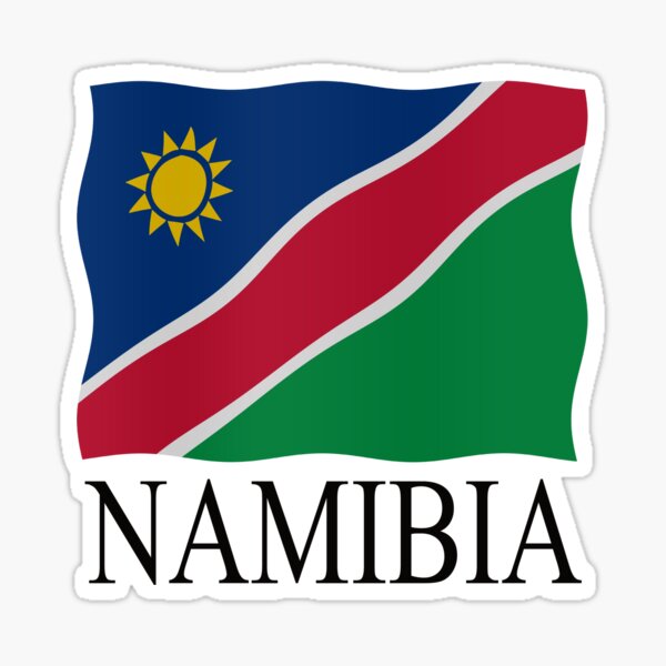"Namibian flag" Sticker by stuwdamdorp | Redbubble