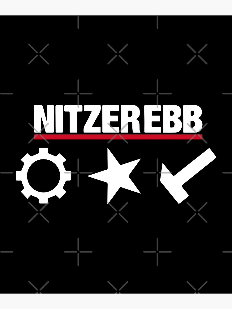"Nitzer Ebb" Poster for Sale by IQTees | Redbubble