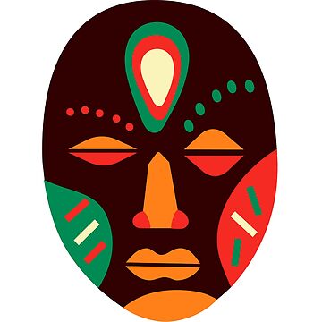 "African mask : traditional : funky" Photographic Print for Sale by ...