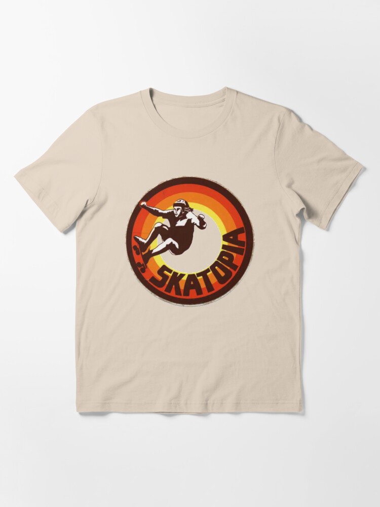 "Skatopia, retro skateboard t shirt design " T-shirt for Sale by ...