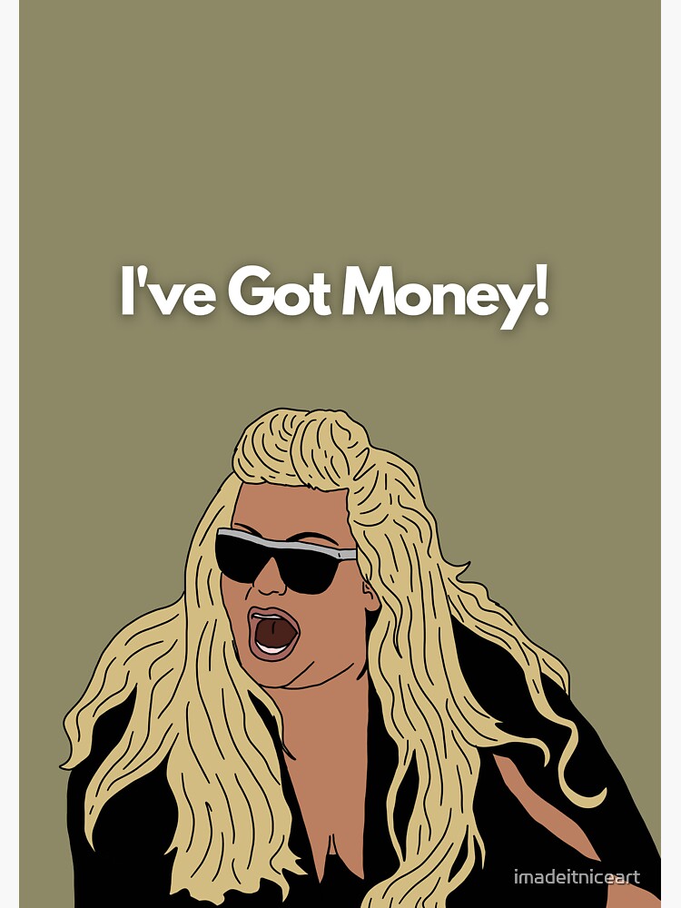 "I've Got Money - Gemma Collins Fanart - CBBUK" Sticker for Sale by ...