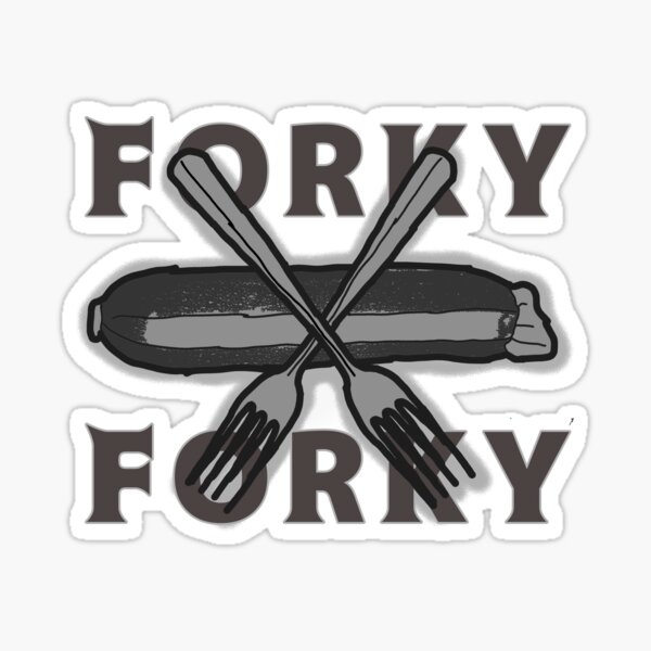 "Forky Forky" Sticker by CrowFriend | Redbubble