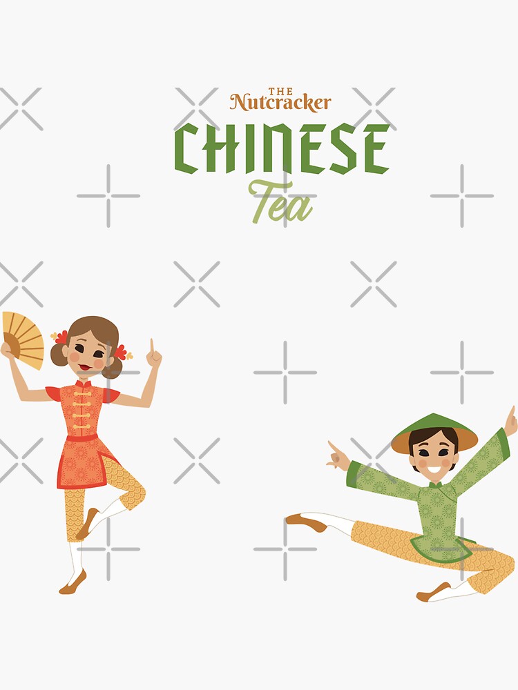 "The Nutcracker's Chinese Tea Dancers" Sticker for Sale by 513KellySt ...
