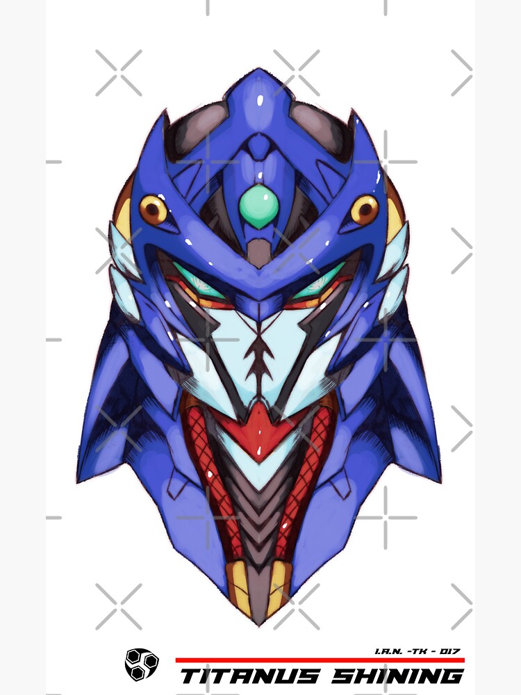 "Titanus Shining (Azure Hunter Colors)" Sticker for Sale by Xonaar17Art ...