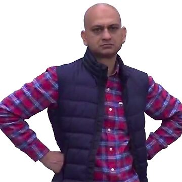 "Disappointed Cricket Fan Sarim Akhtar Meme" Sticker for Sale by ...