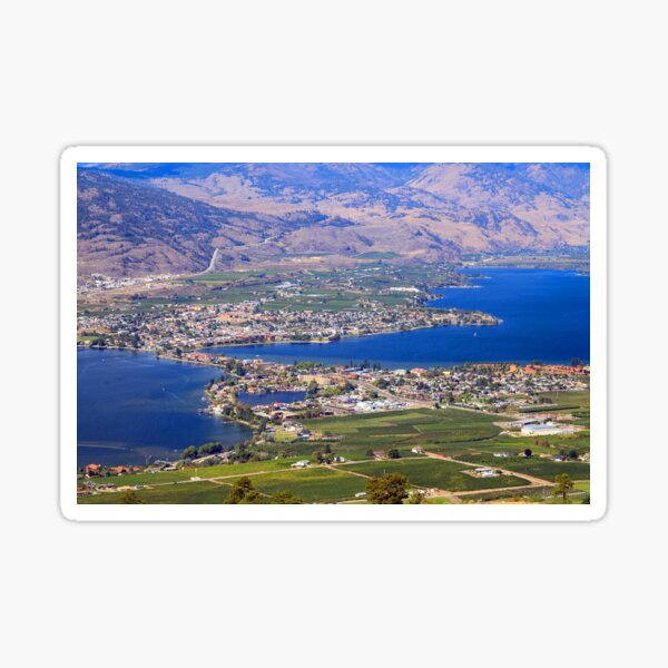 "Osoyoos Lake Okanagan Valley Landscape" Sticker for Sale by ...