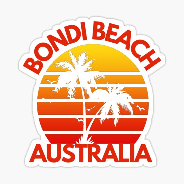 "Bondi beach Classic" Sticker by wolfy-store | Redbubble