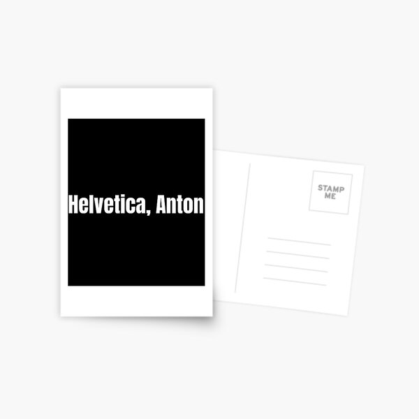 "Helvetica, Anton, typeface, fonts, words, text, typography, its ...