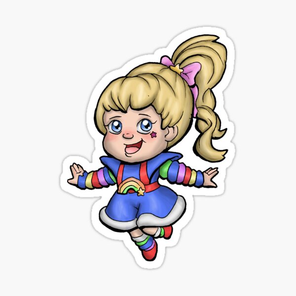 "Rainbow Brite" Sticker by zladdsmith | Redbubble