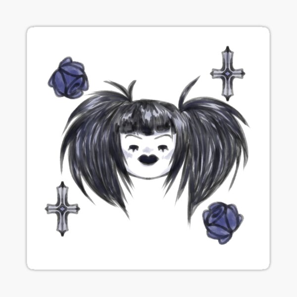 "mana sama (simple)" Sticker for Sale by keuuri | Redbubble