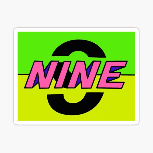 "Number Nine" Sticker for Sale by izzyziii | Redbubble