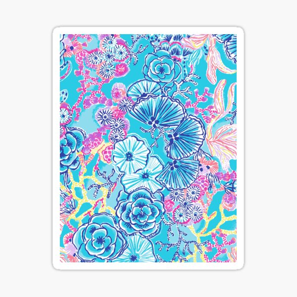 "Base colors Pulitzer Blue " Sticker by JosephFulle | Redbubble