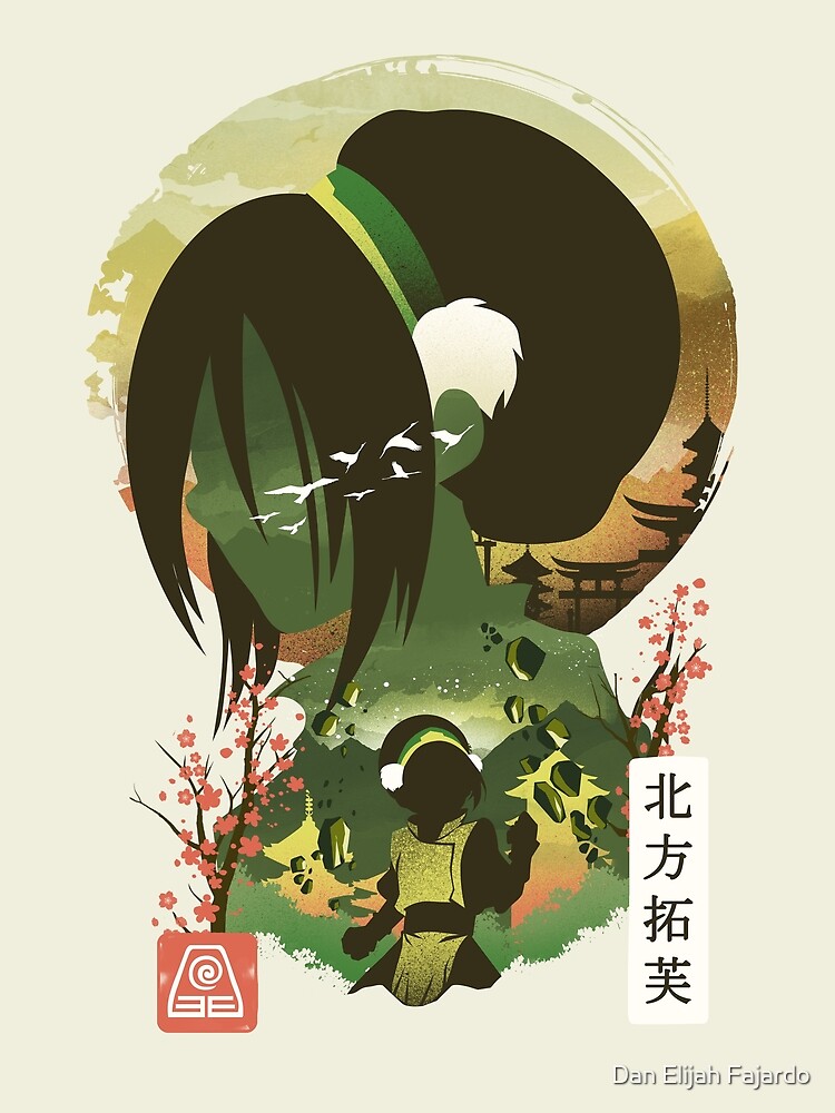 "Ukiyo E Earthbender" Poster by dandingeroz | Redbubble