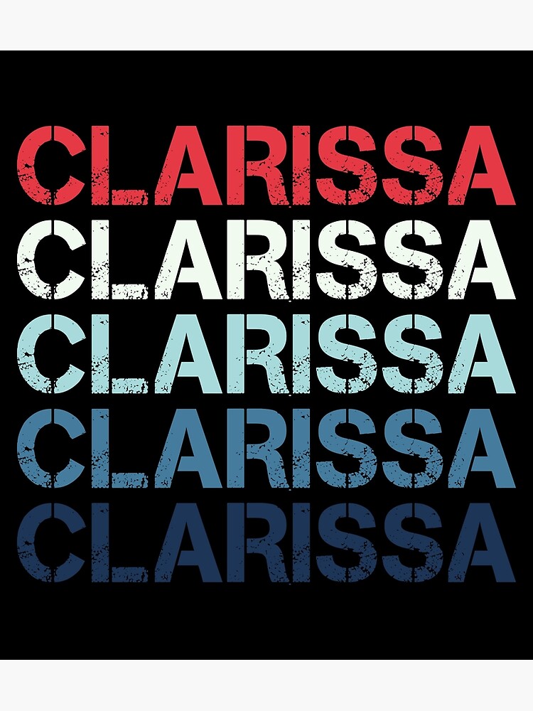 Póster «Camiseta con nombre de Clarissa - Camiseta de artículo de ...