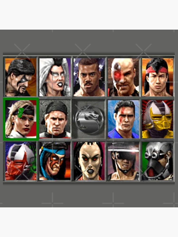 "Mortal Kombat 3 Character Select " Throw Pillow for Sale by ...