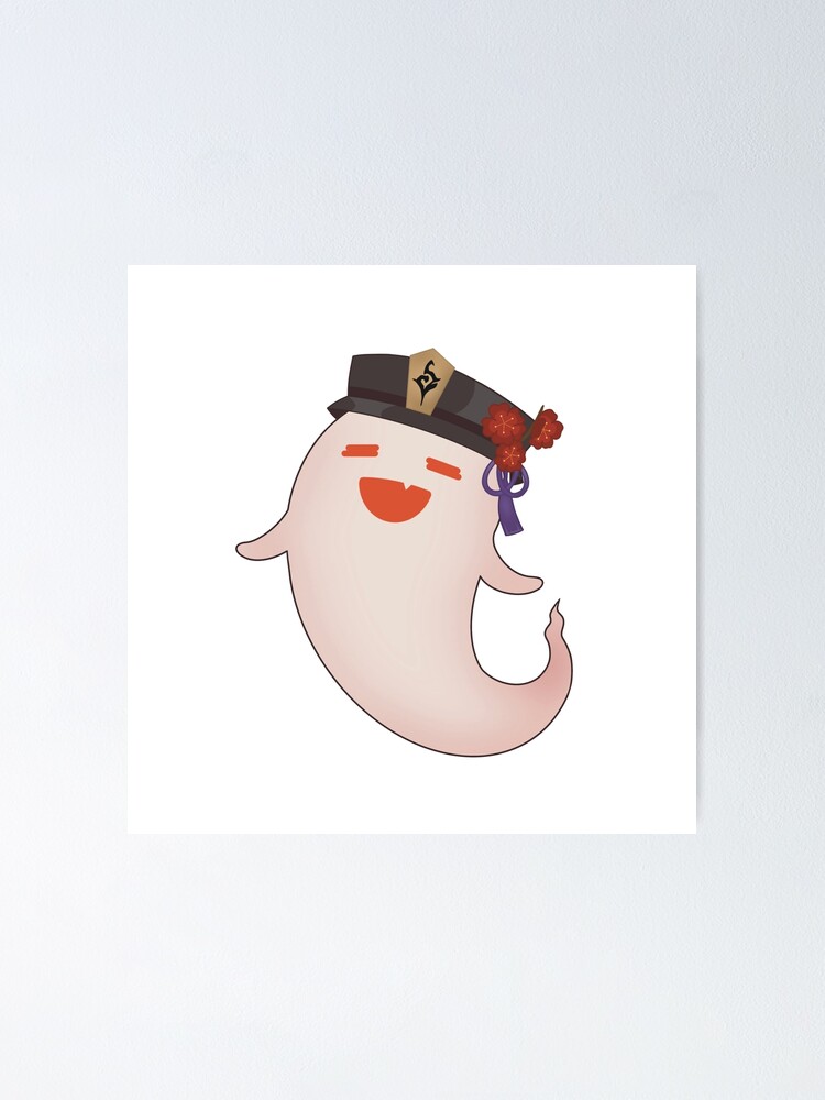 Póster «Pegatina Genshin Impact Hutao Ghost Boo Tao Bootao» de tofufufu ...