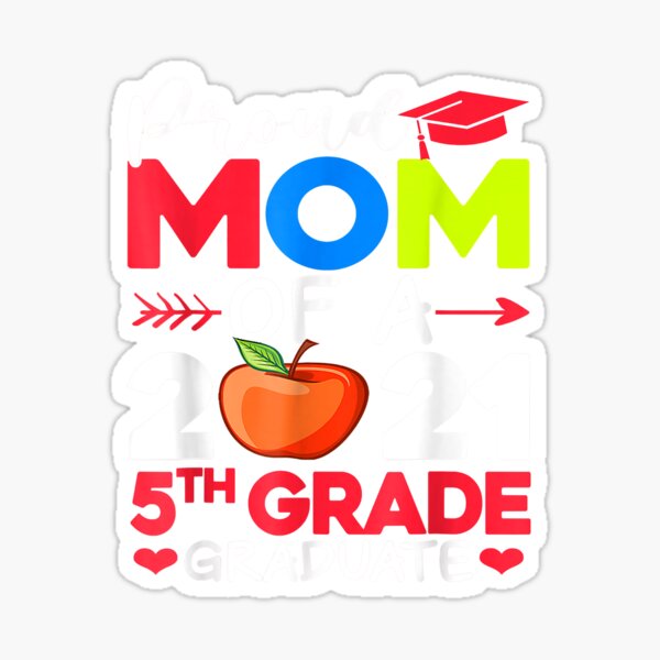 Pegatina «Graduación del día de la madre Mamá orgullosa de 2021 ...