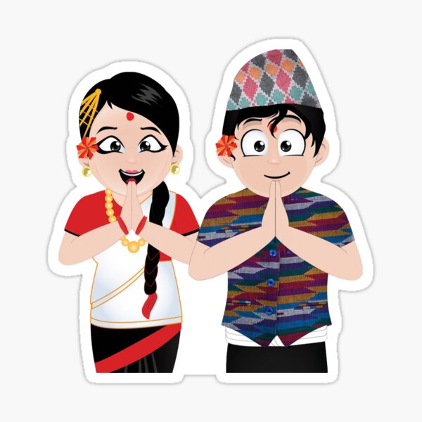  Nepali T Shirts Sticker For Sale By Nepalais Redbubble