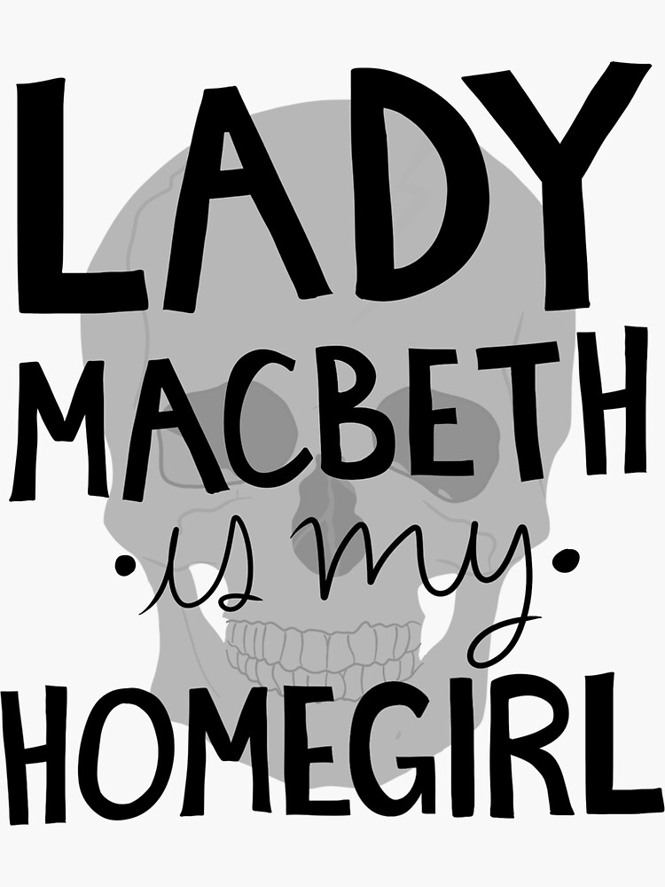 "Lady Macbeth" Sticker for Sale by galaxydreamer | Redbubble