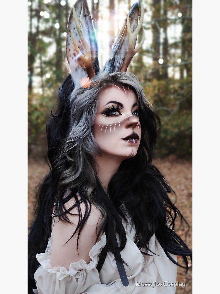 "Wandering Jackalope " Sticker for Sale by MossyfoxCosplay | Redbubble