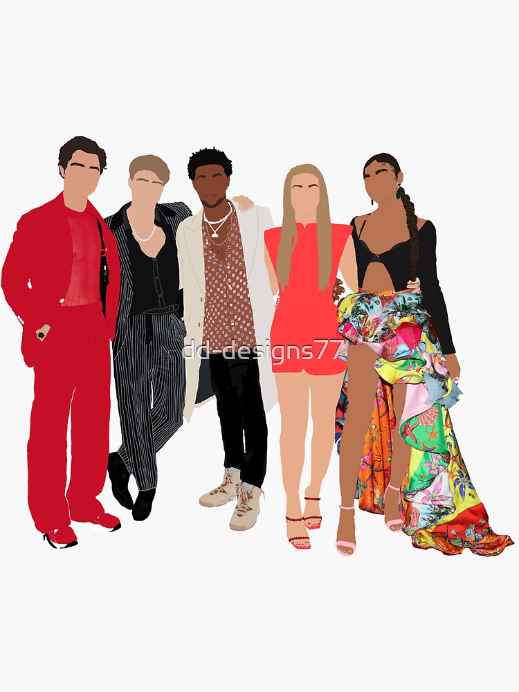 "Outer Banks cast" Sticker for Sale by dd-designs77 | Redbubble