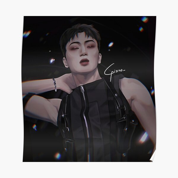 "ATEEZ San Techwear" Poster for Sale by Gi3140 | Redbubble