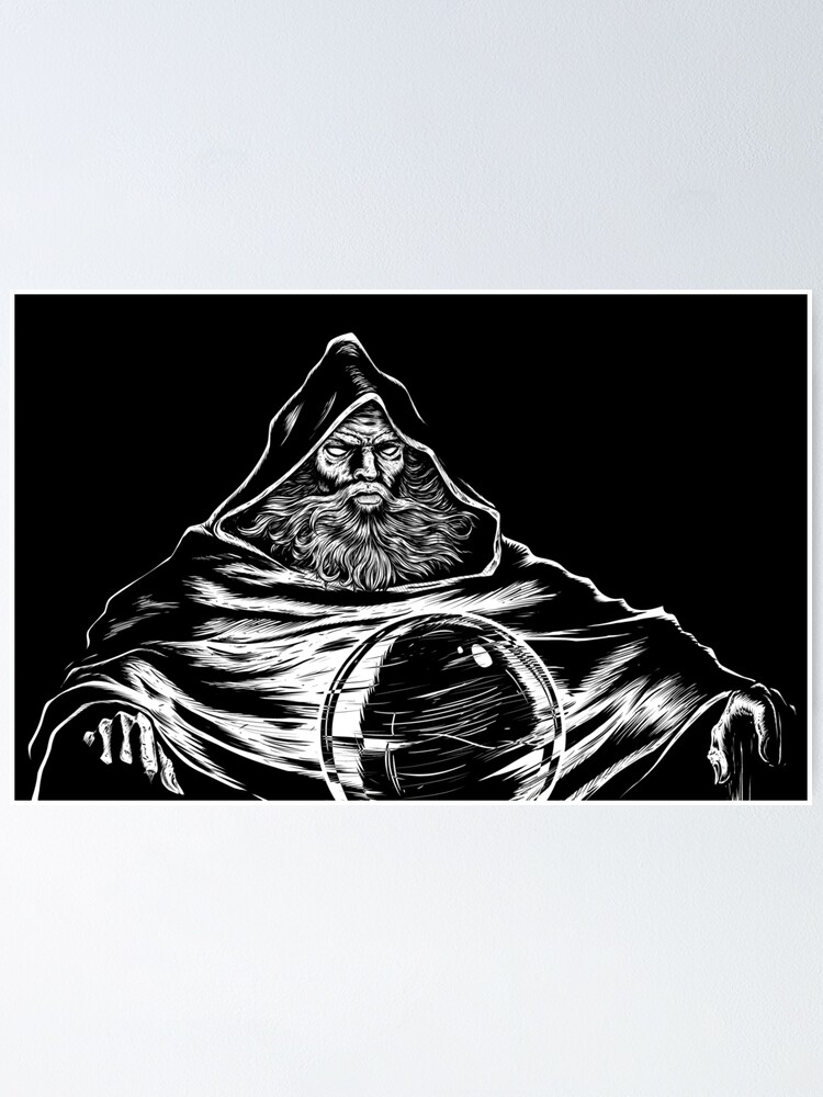 "Pondering The Orb - Detailed meme Illustration" Poster by CryptidArt ...