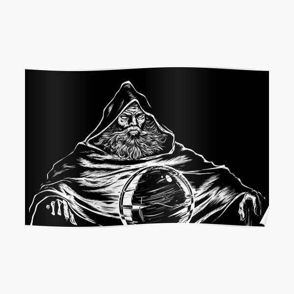 "Pondering The Orb - Detailed meme Illustration" Poster by CryptidArt ...