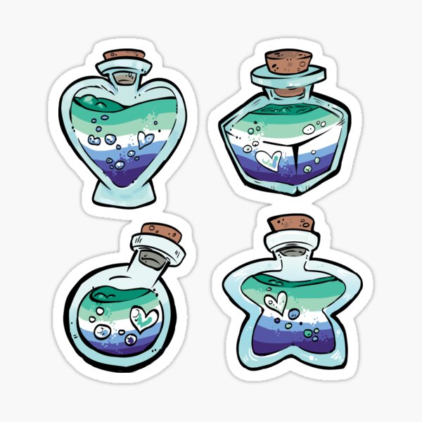 Magic potion vinyl sticker magical gift spells and potions crystal ...
