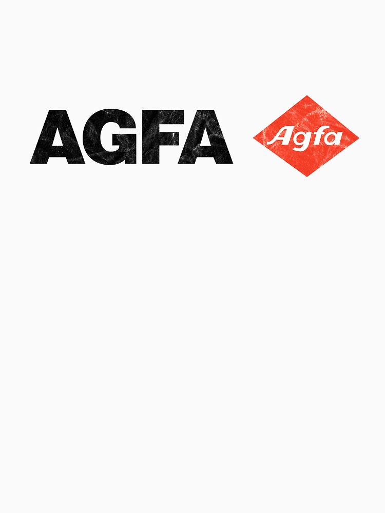 "Agfa Film Retro Logo" T-shirt for Sale by neilcooperphoto | Redbubble ...