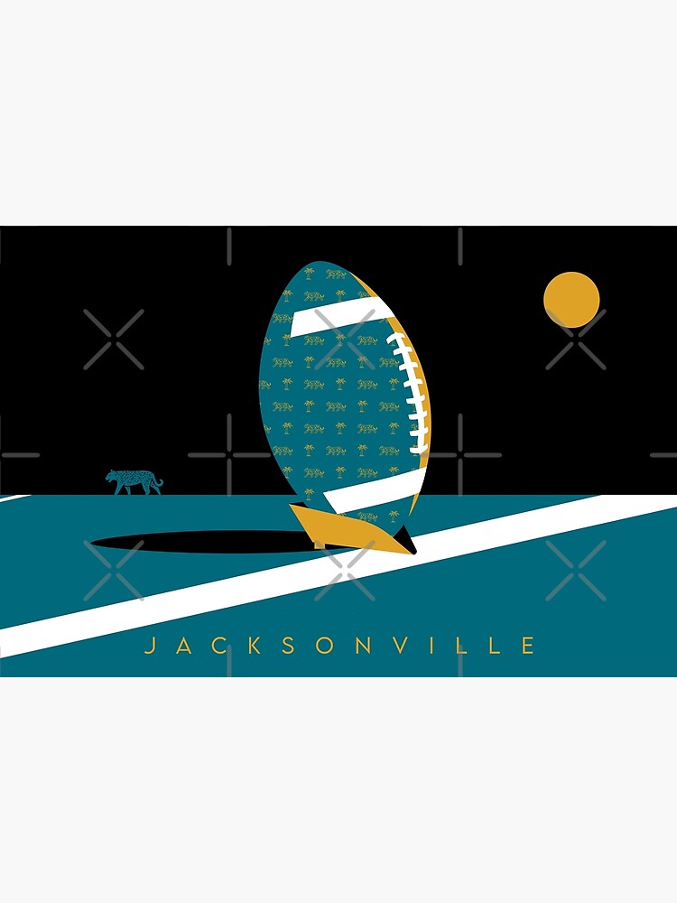 "Jacksonville Florida Football NFL Fan Art" Poster for Sale by jkahindo ...