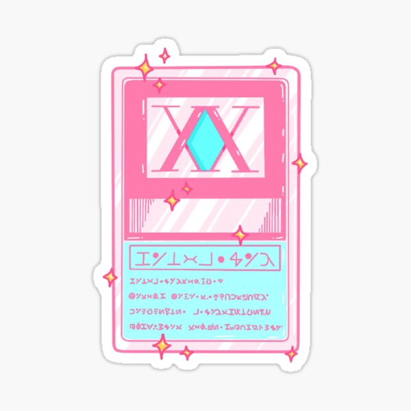 "Pink Card" Sticker for Sale by DoraeMoon | Redbubble