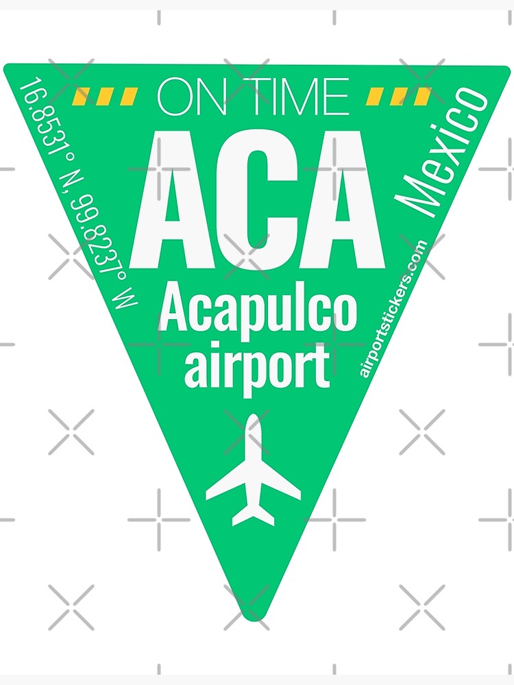 "ACA airport" Poster by Aviators | Redbubble