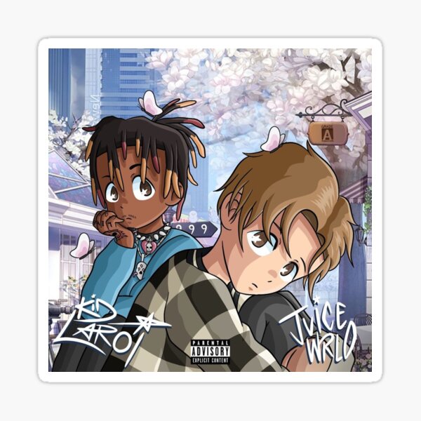 "go kid laroi - juice poster" Sticker by greekerick | Redbubble