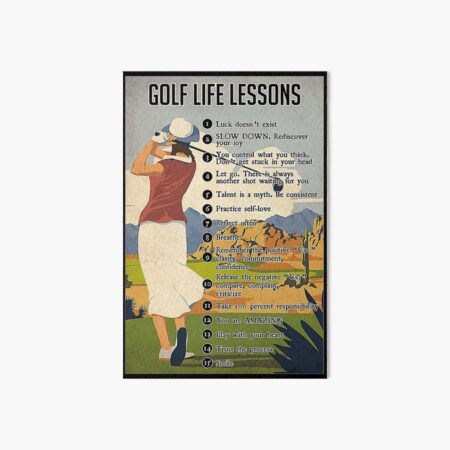"Golf Life Lessons" Art Board Print for Sale by ppova1990 | Redbubble