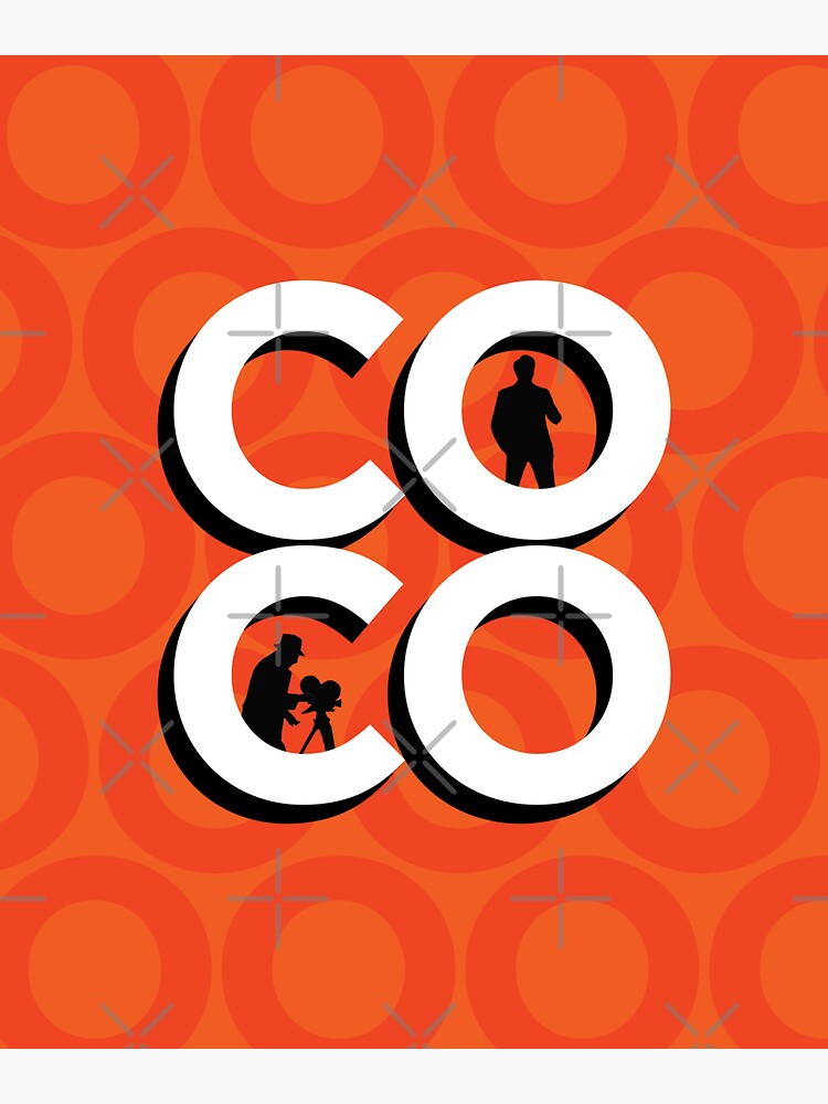 "Coco typography with silhouette" Sticker by fadhlinoor | Redbubble