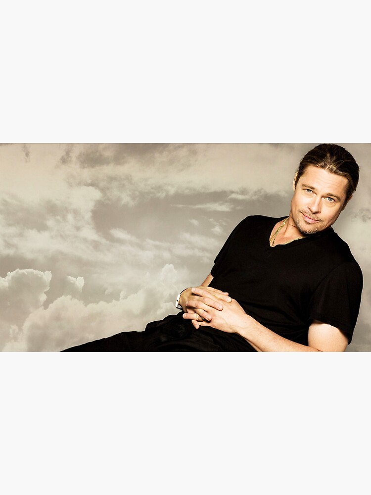 "Illustration Brad Pitt " Sticker for Sale by bentobecditus | Redbubble