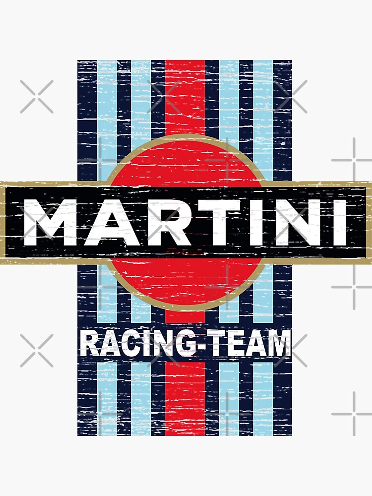 "Martini Racing Classic" Sticker for Sale by HTFELDS | Redbubble
