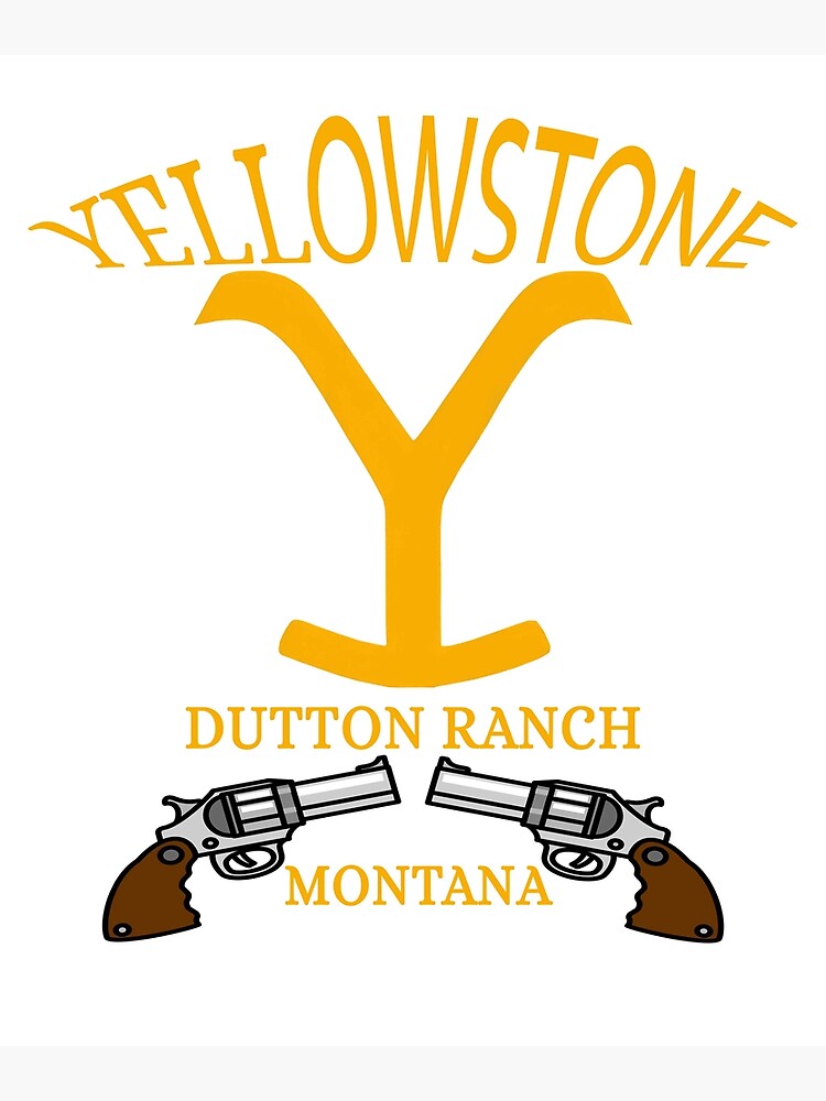 "Yellowstone Tv Series Essential" Poster by SCStafford | Redbubble