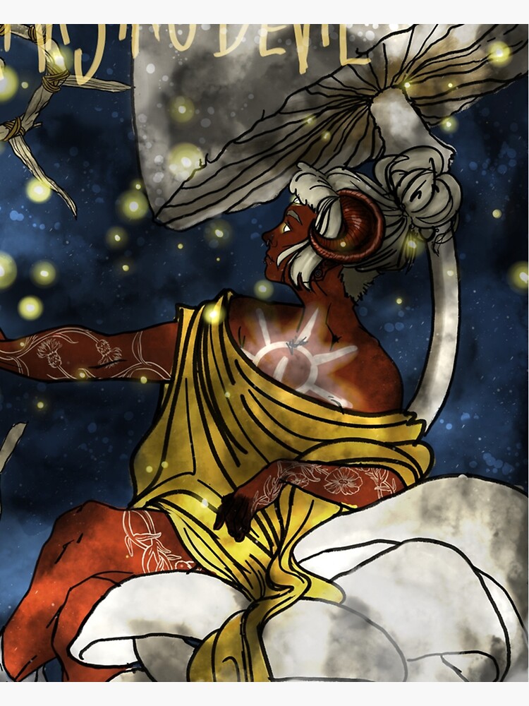 "THE AMAZING DEVIL " Sticker for Sale by SunAndFlowe | Redbubble