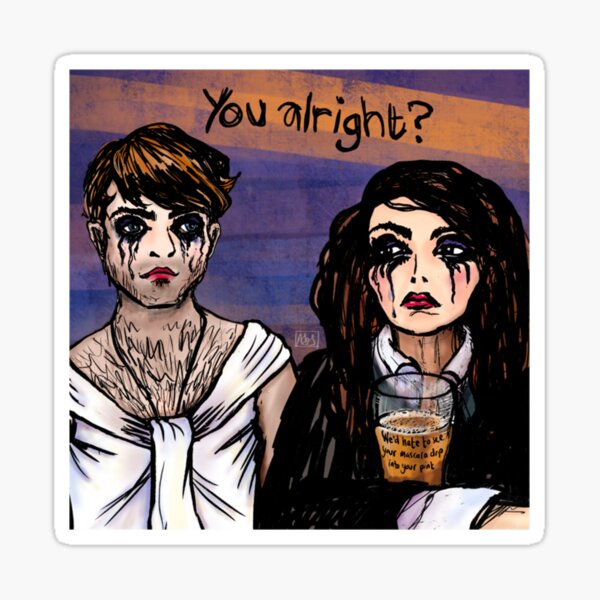 "THE AMAZING DEVIL " Sticker for Sale by SunAndFlowe | Redbubble