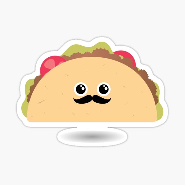 "Many Tacos" Sticker for Sale by BailemosBachata | Redbubble