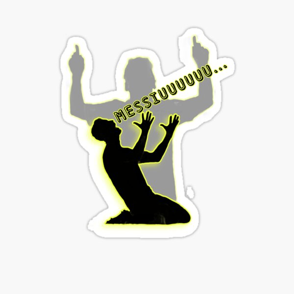 "Messiuuu… CR7 goal suiii" Sticker for Sale by sizamix | Redbubble