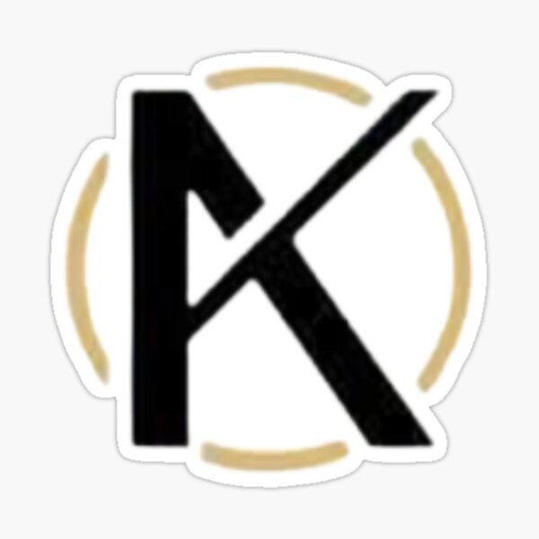 "Word Logo" Sticker for Sale by kabeautyfashion | Redbubble