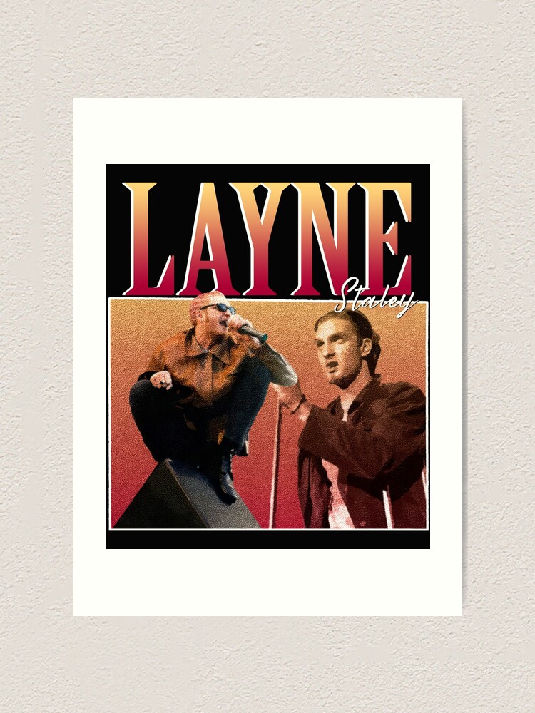 "Layne-Staley-Homage" Art Print for Sale by LeisaMeier | Redbubble